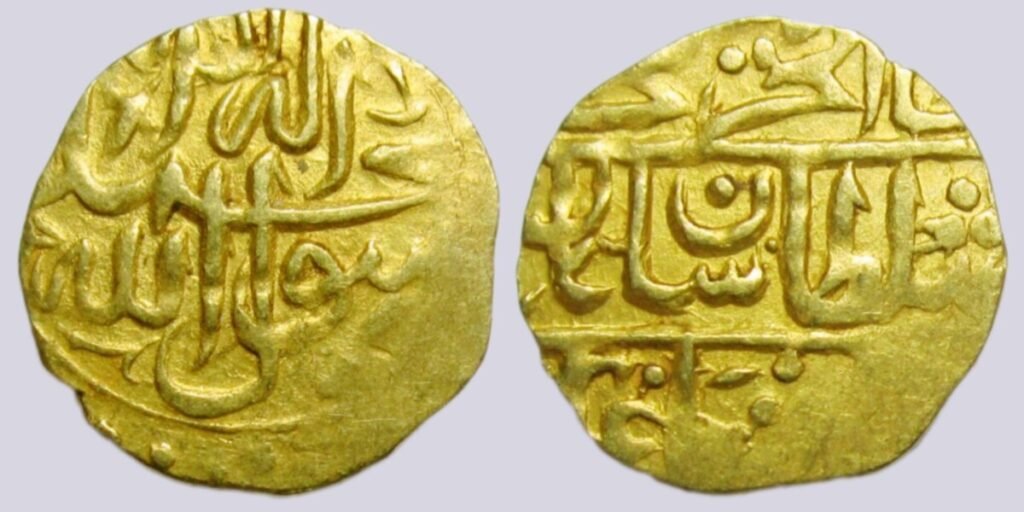 Timurid, AV 1/12 Indian mohur, Sulayman Mirza, Badakhshan ...